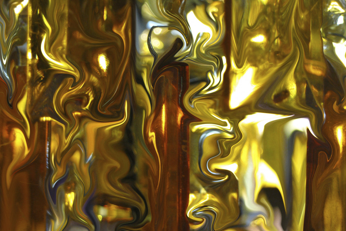"Liquid Gold" By Almine Barton, Digital Art – NewYorkART.com