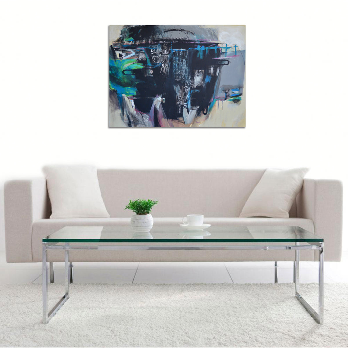 "Intersections/Interventions No. 46" by John Alan Stock, Mixed Media o ...